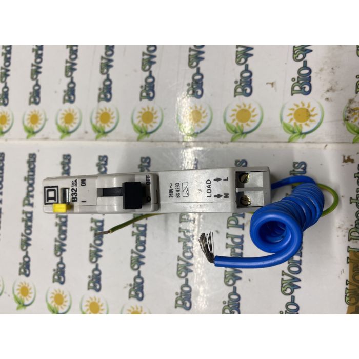 SQUARE D QOE132B03 B32 32 AMP 30mA SINGLE POLE